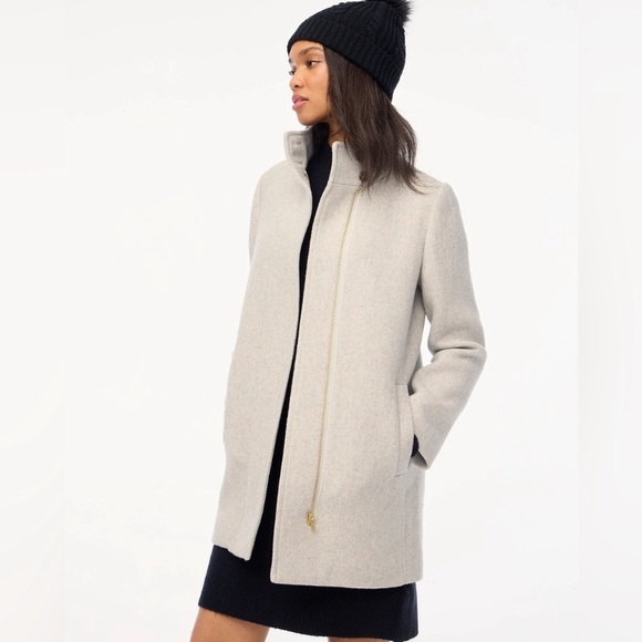 J. Crew | Jackets & Coats | J Crew City Coat Long Camel Wool Jacket ...